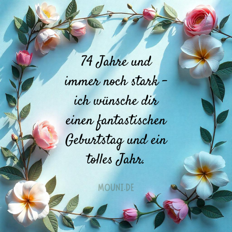 Schne Gedichte Zum 74 Geburtstag